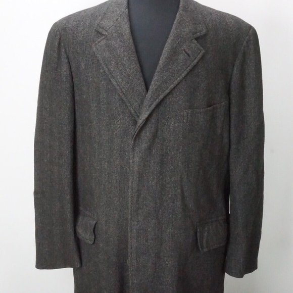 Brooks Brothers | Jackets & Coats | Brooks Brothers Tweed Gray ...